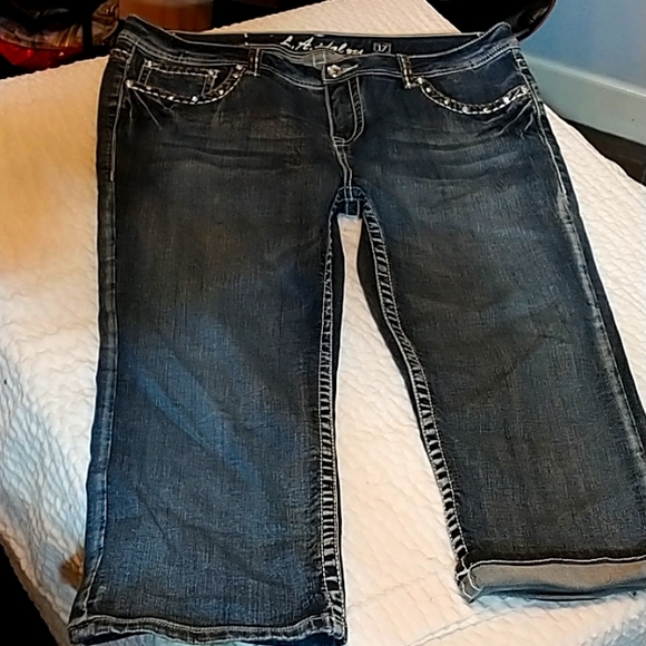 L.A. idol | Jeans | La Idol Usa Jeans Size 7 Capri | Poshmark